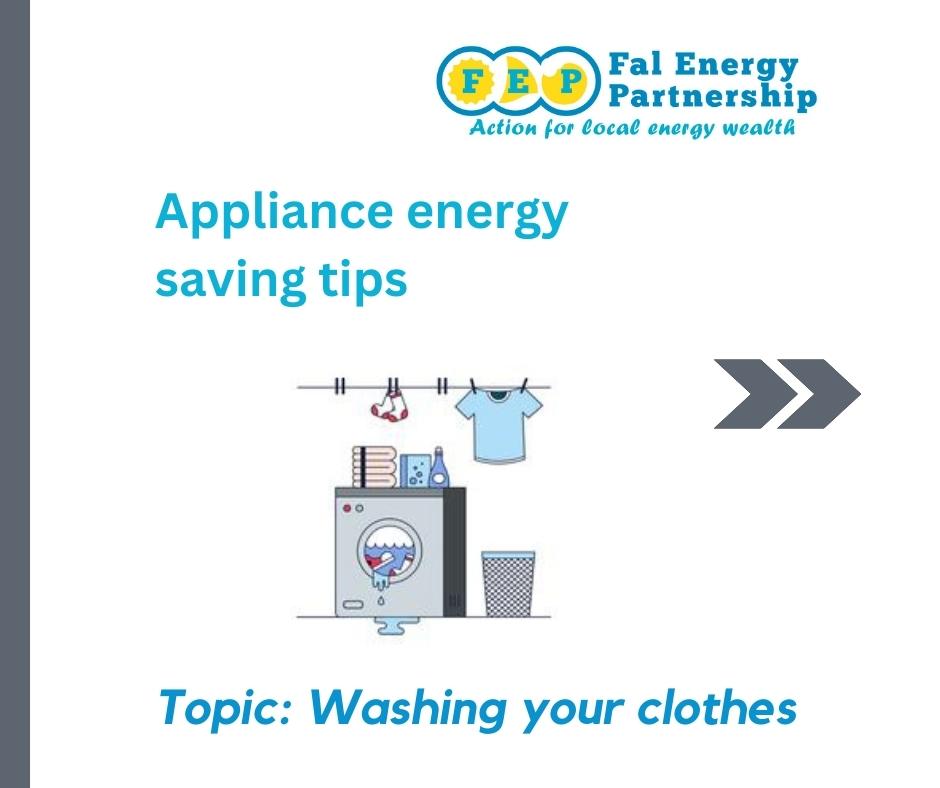 Energy saving tips – Washing clothes | Fal Energy Partnership