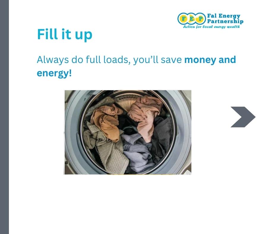 Energy saving tips – Washing clothes | Fal Energy Partnership